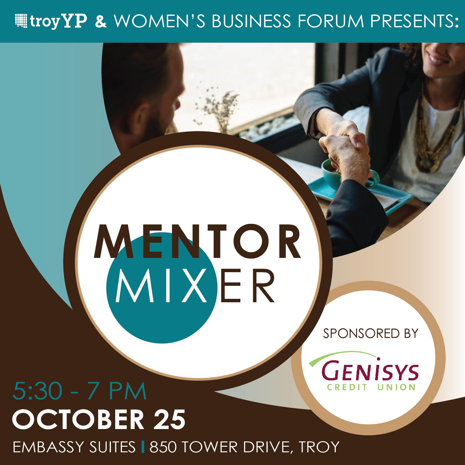 YP & Women’s Business Forum Presents: Mentor Mixer - Thursday, October 25, 2018, 5:30 PM - Troy ...